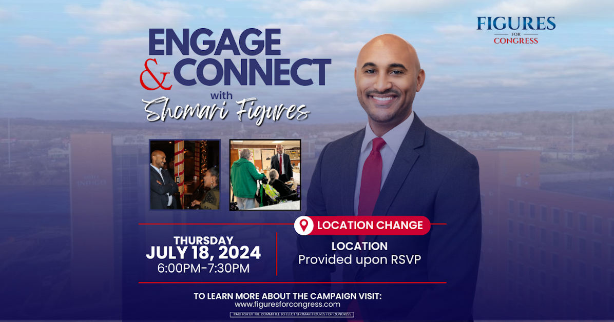 Engage & Connect with Shomari Figures in Phenix City · Mobilize